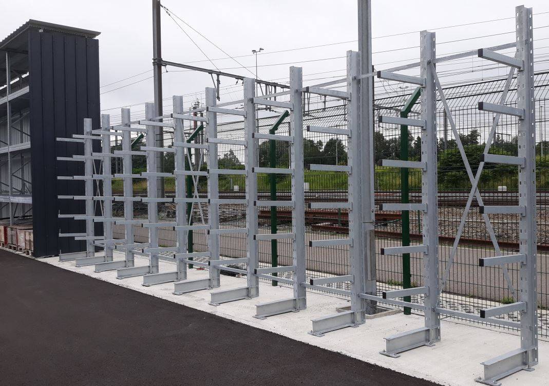 Cantilever racking - For long and heavy goods | SHPO